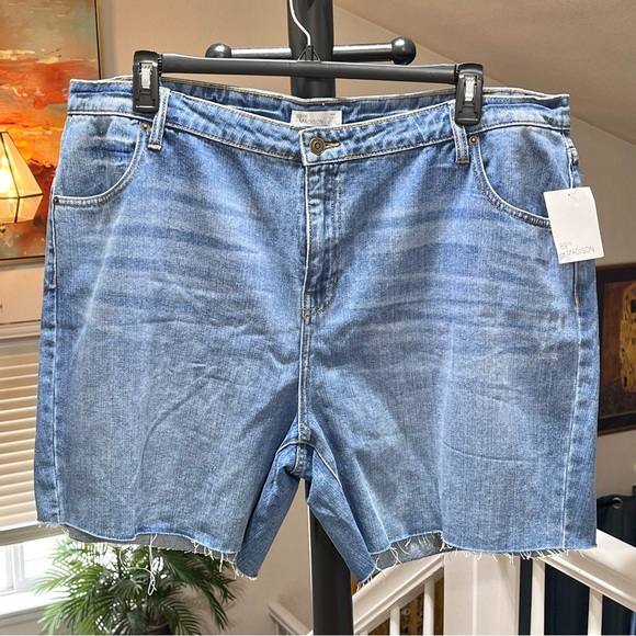 89th & Madison | Shorts | Nwt 89th And Madison 0 Cotton Denim Raw Hem ...